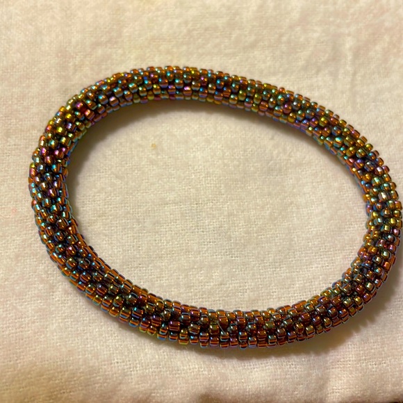 Shaska | Jewelry | Shaska Glass Beaded Bracelet | Poshmark